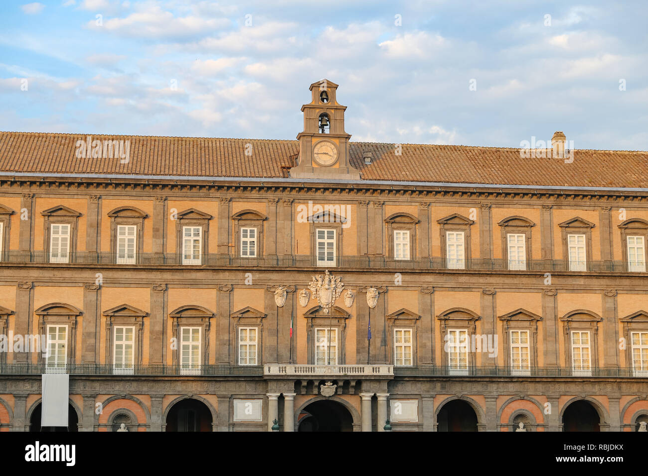 Royal Palace of Naples City in Italy Stock Photo - Alamy