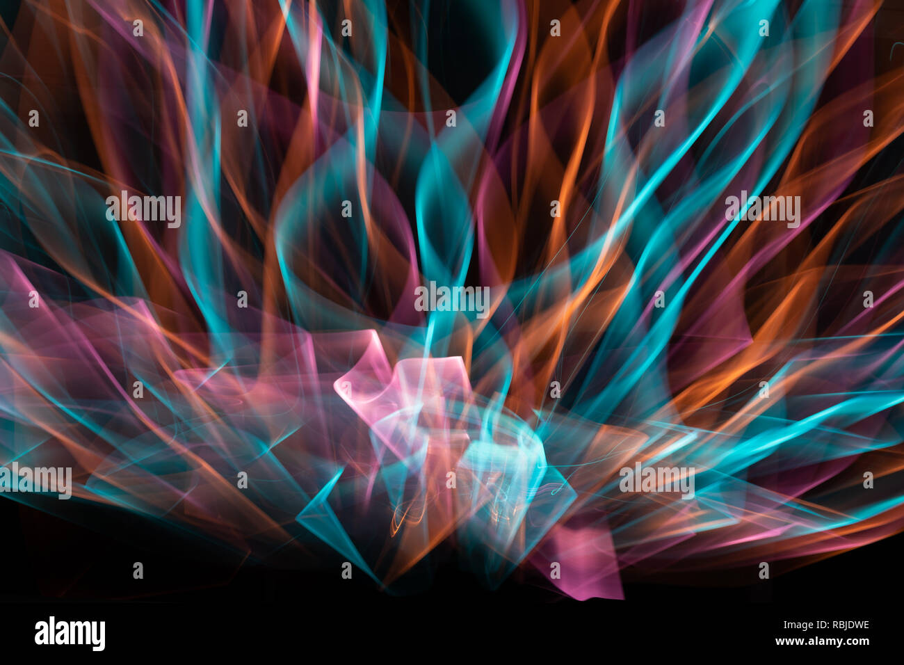 Light painting abstract background Stock Photo - Alamy