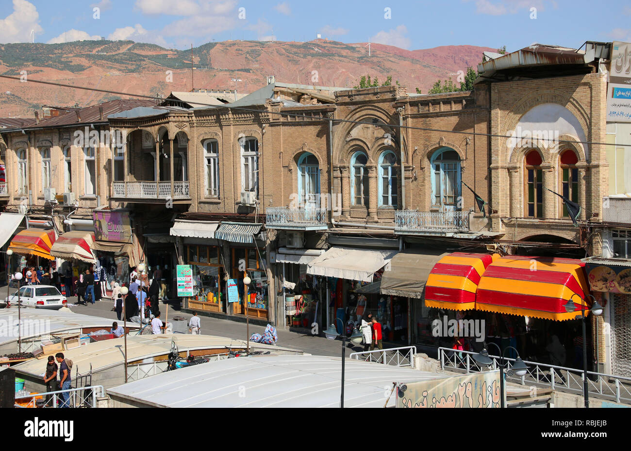 TABRIZ, IRAN-SEPTEMBER 27,2018: View of the Tabriz Grand Bazaar in the ...