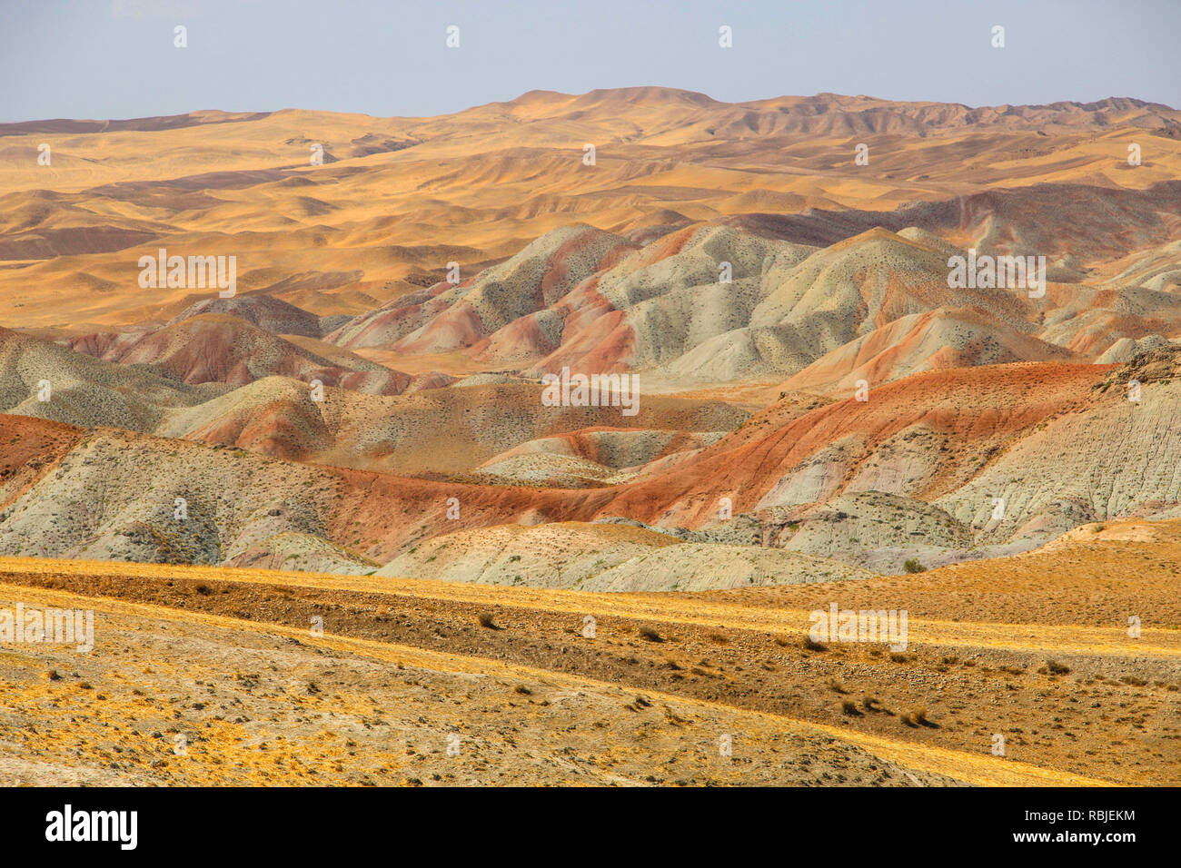 The most beautiful colorful mountains similar to eastern spices in ...