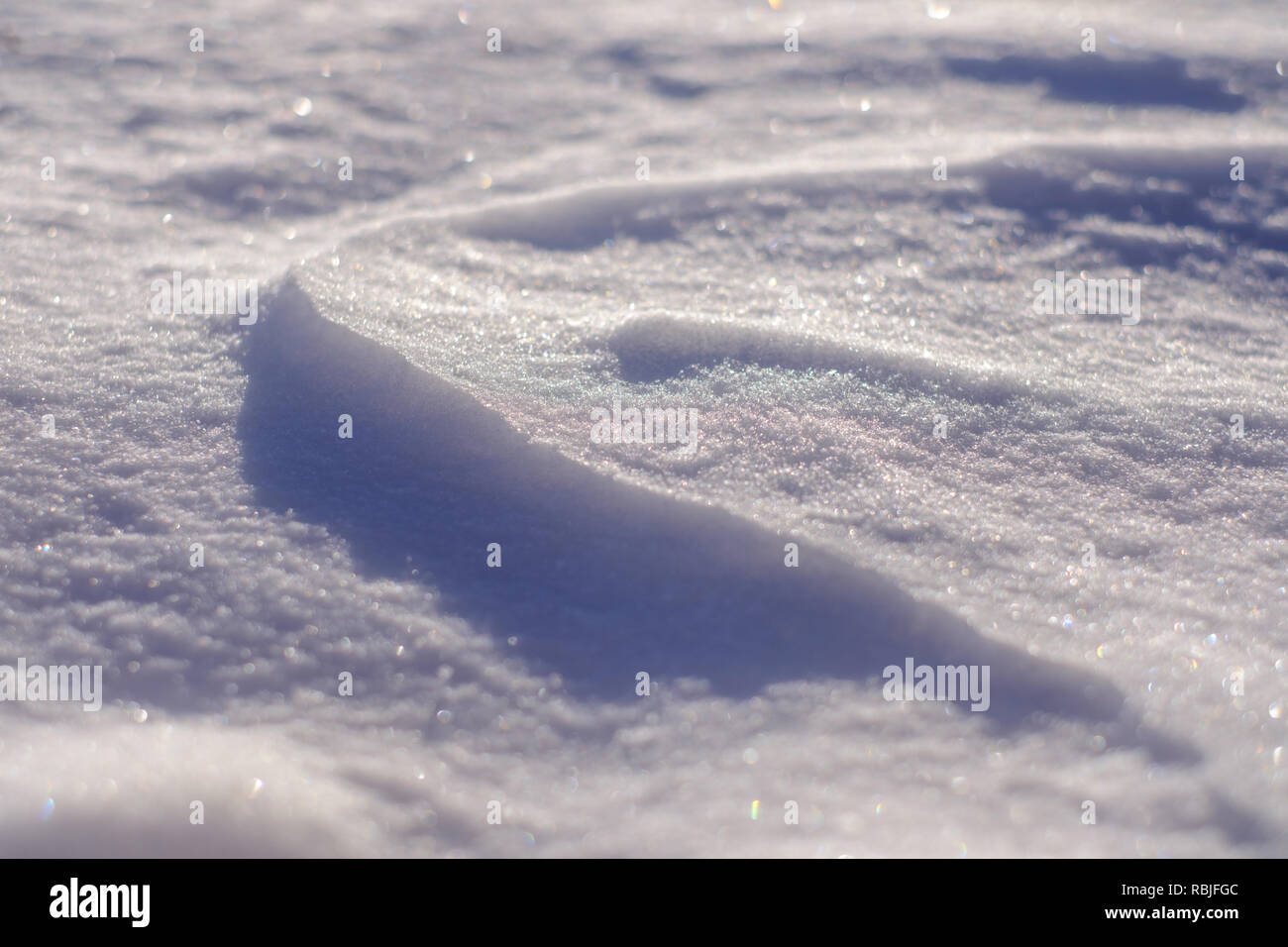 Snow Structur in Detail, Switzerland/Europe Stock Photo - Alamy