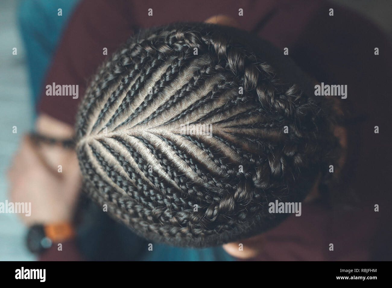 Man with braids hi-res stock photography and images - Alamy
