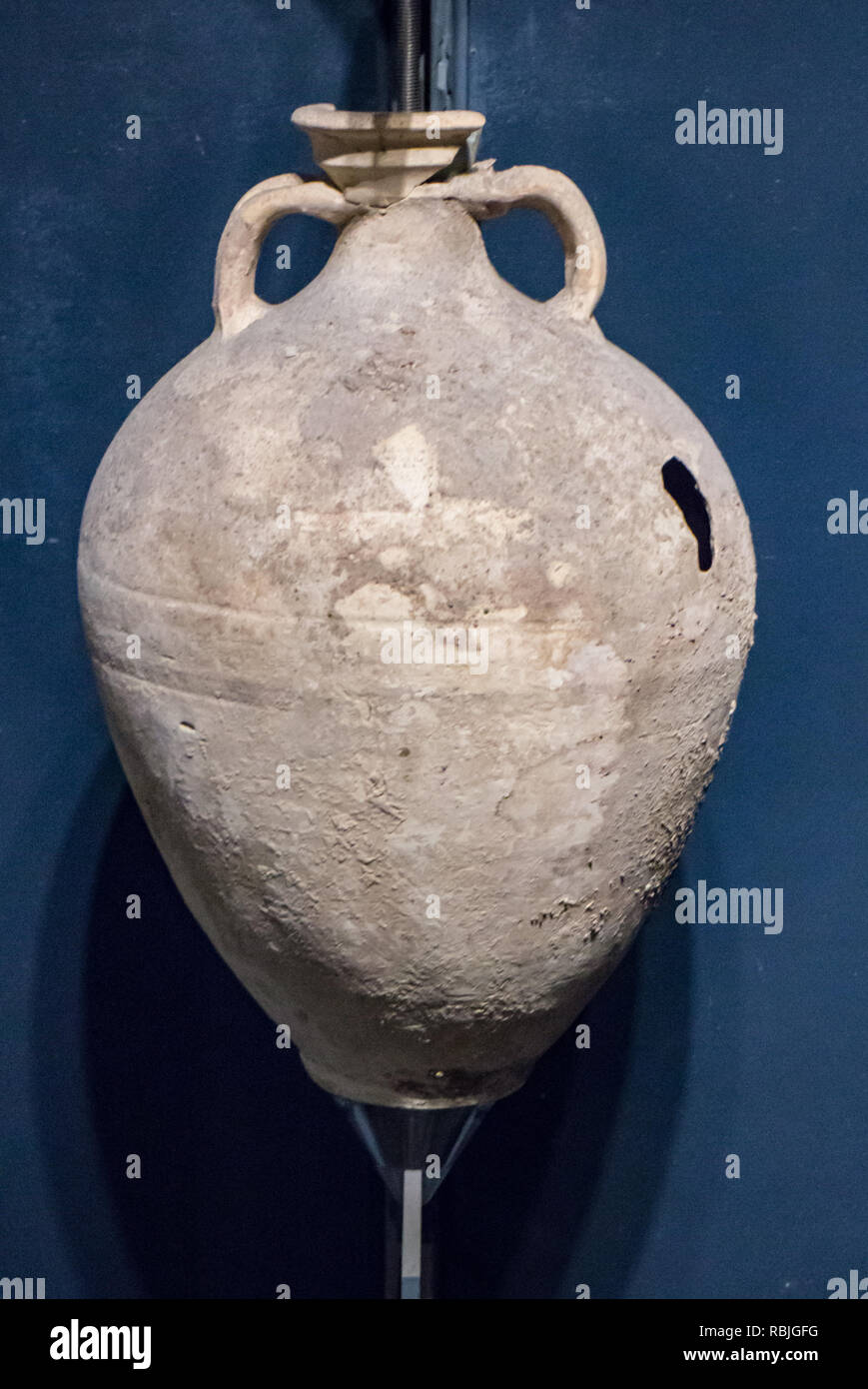 Musée des Docks Romains Marseille : Gallic,flat bottom;shot neck Stock ...