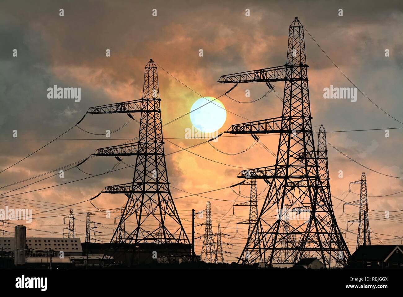 National grid network hi-res stock photography and images - Alamy