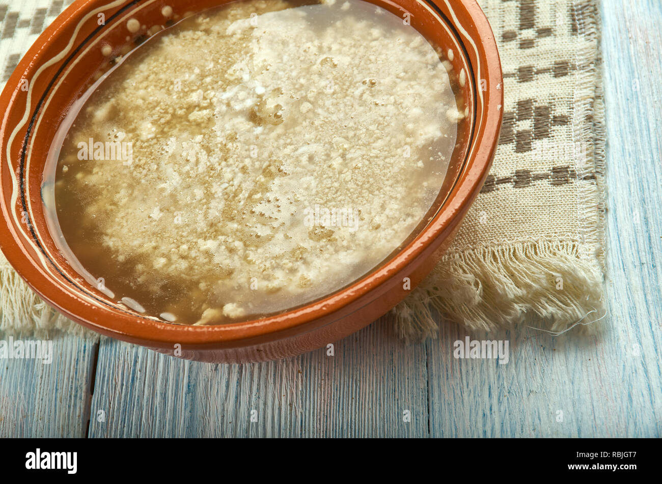 Dravle Norwegian Milk Dish Stock Photo - Alamy