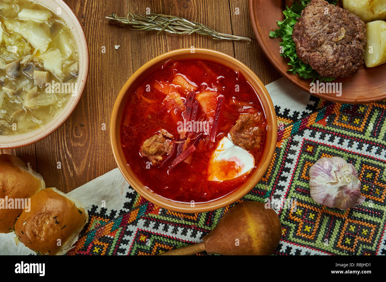 Ukrainian national cuisine dishes hi-res stock photography and images ...