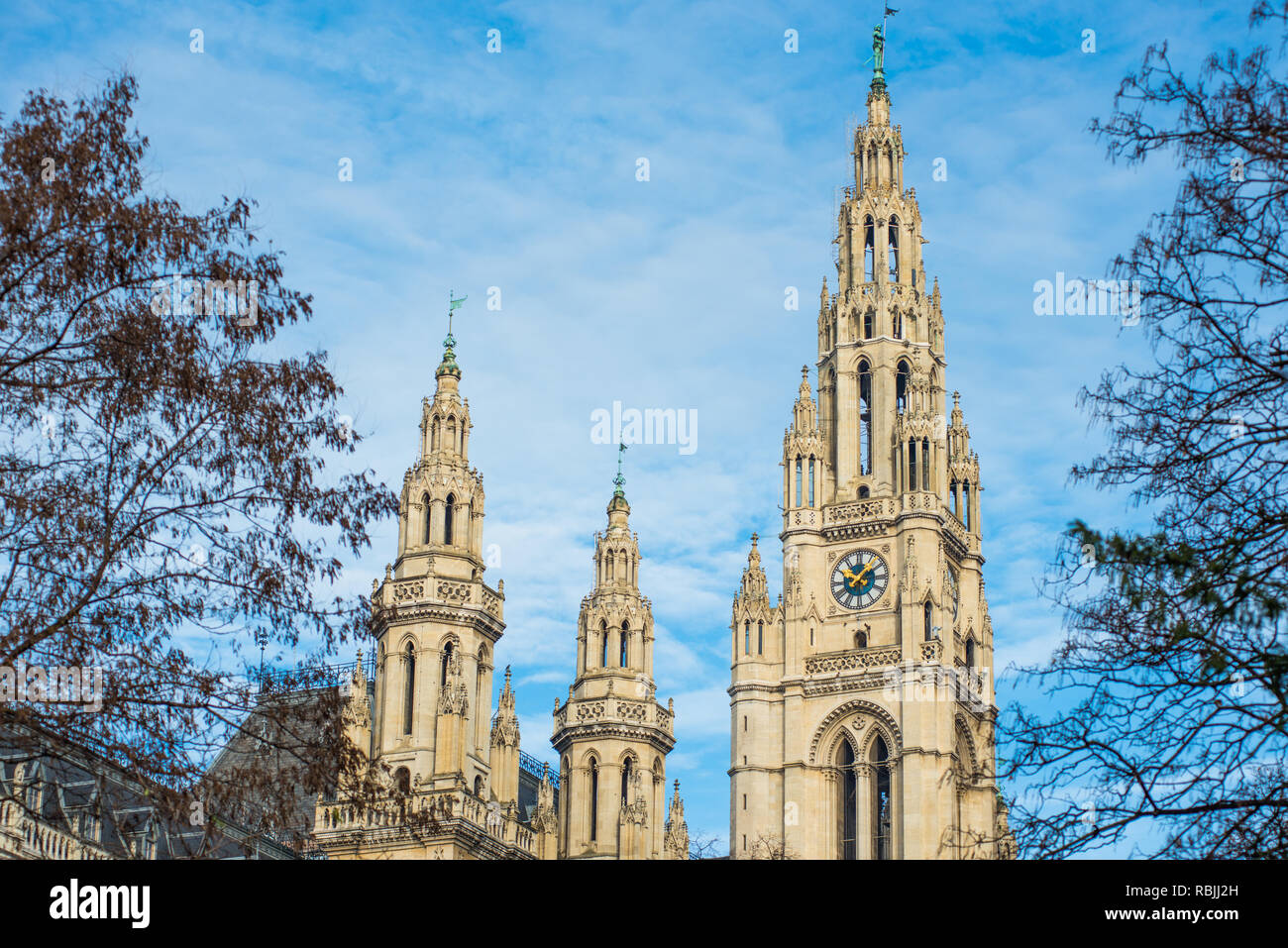 Neues Rathaus (City Hall) building, Vienna, Austria Stock Photo - Alamy