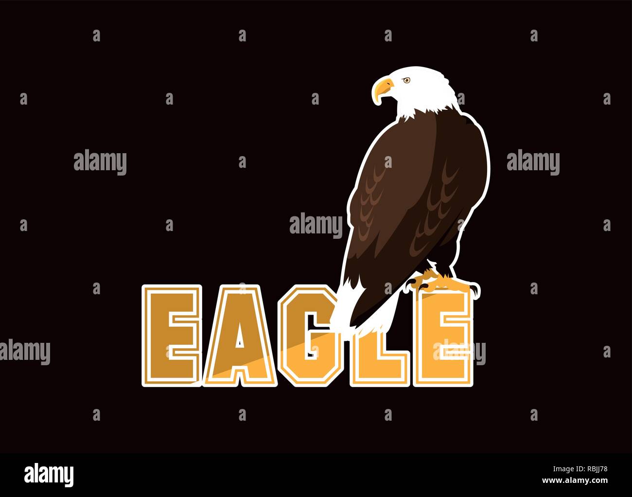 Bald Eagle Stock Vector Images - Alamy
