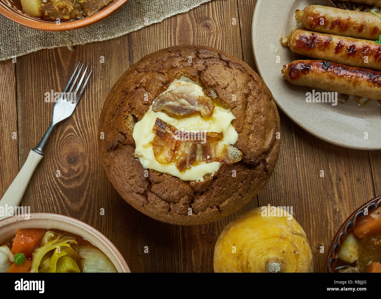 Irish Beer Cheese Soup, Irish cuisine, Traditional assorted dishes, Top ...