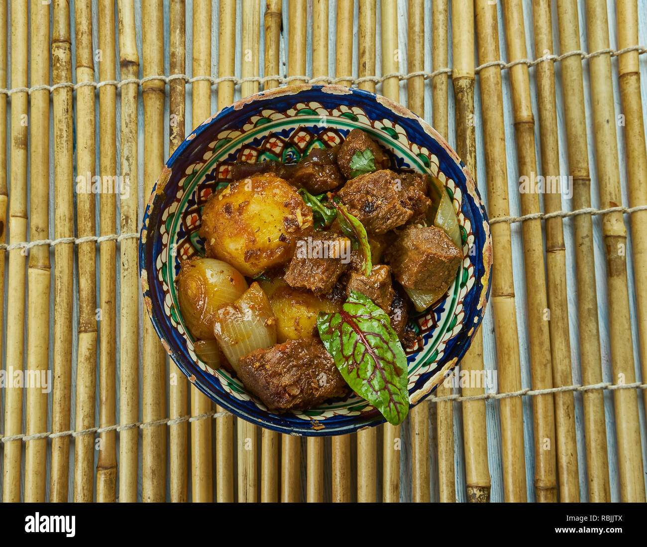 Lauki Gosht Ka shorwa - Pakistani and Indian sabzi close up Stock Photo ...
