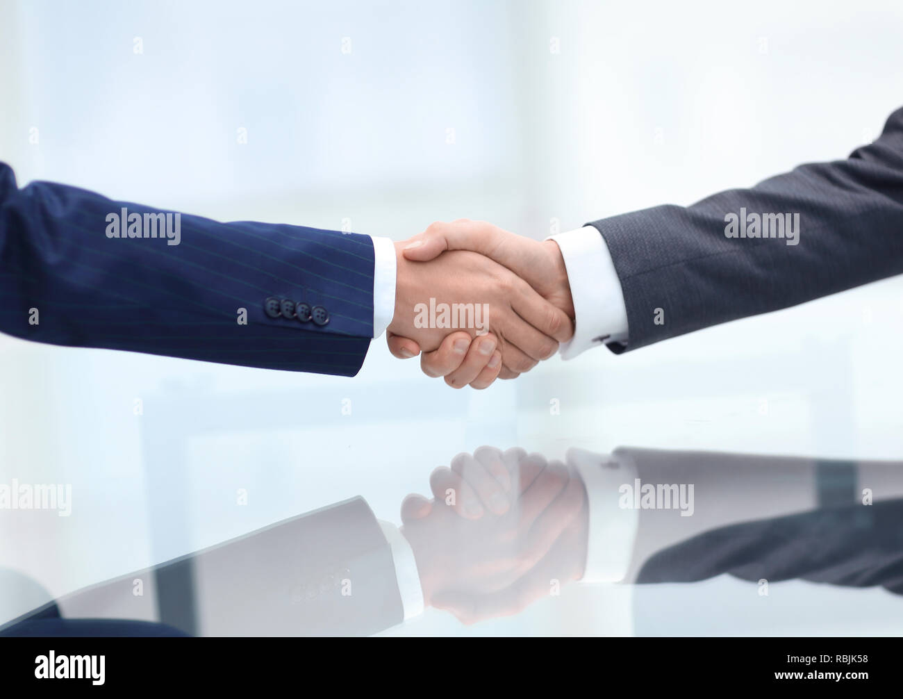 Business men making handshake. Business concept Stock Photo - Alamy