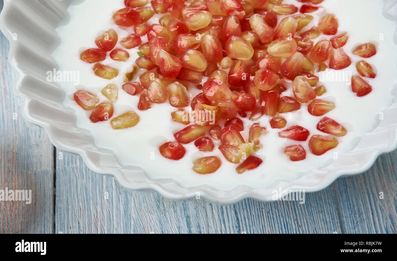 Balsamic Pomegranate Labneh , Middle Eastern cuisine Levant ...