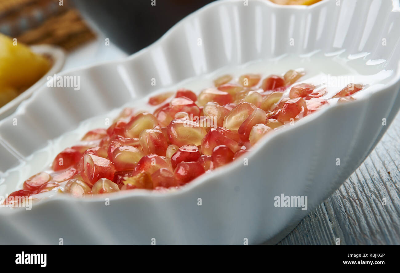 Balsamic Pomegranate Labneh , Middle Eastern cuisine Levant ...