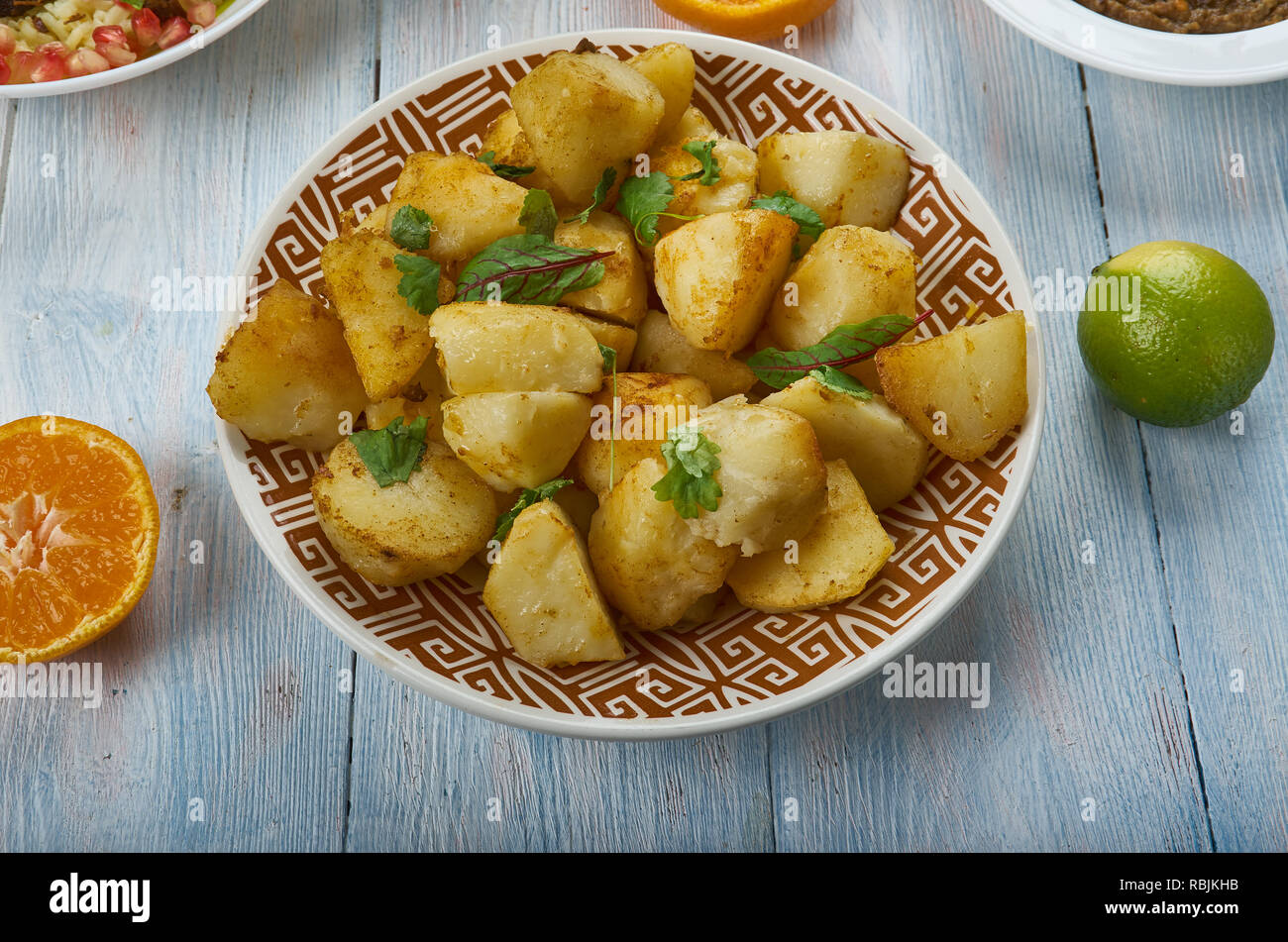 Batata Hara,Middle Eastern Spicy Potato Salad, Middle Eastern cuisine ...