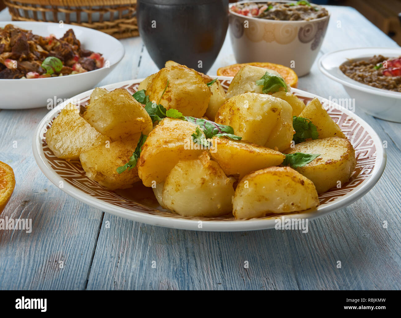 Batata Hara,Middle Eastern Spicy Potato Salad, Middle Eastern cuisine ...
