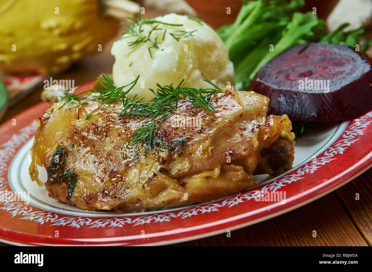 Andesteg, Danish christmas roast duck, homemade cuisine, Traditional ...