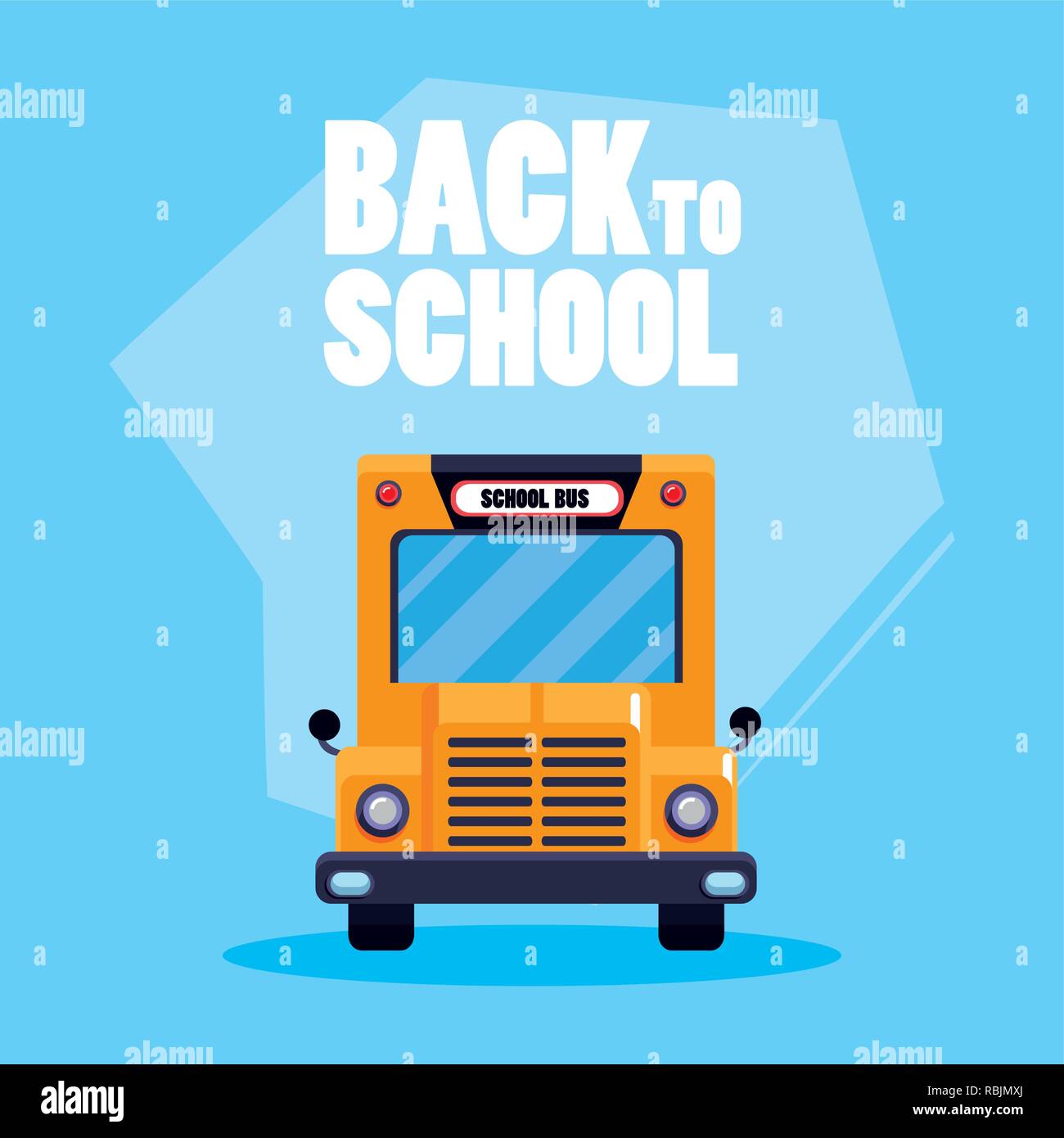 Stationary bus Stock Vector Images - Alamy