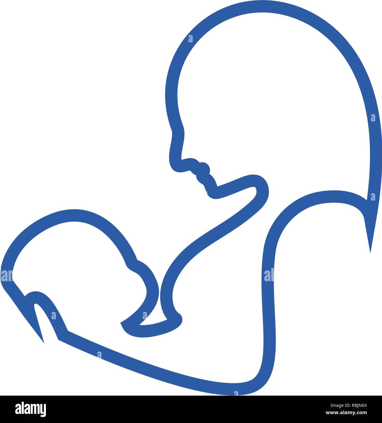 Breastfeeding vector vectors hi-res stock photography and images - Alamy