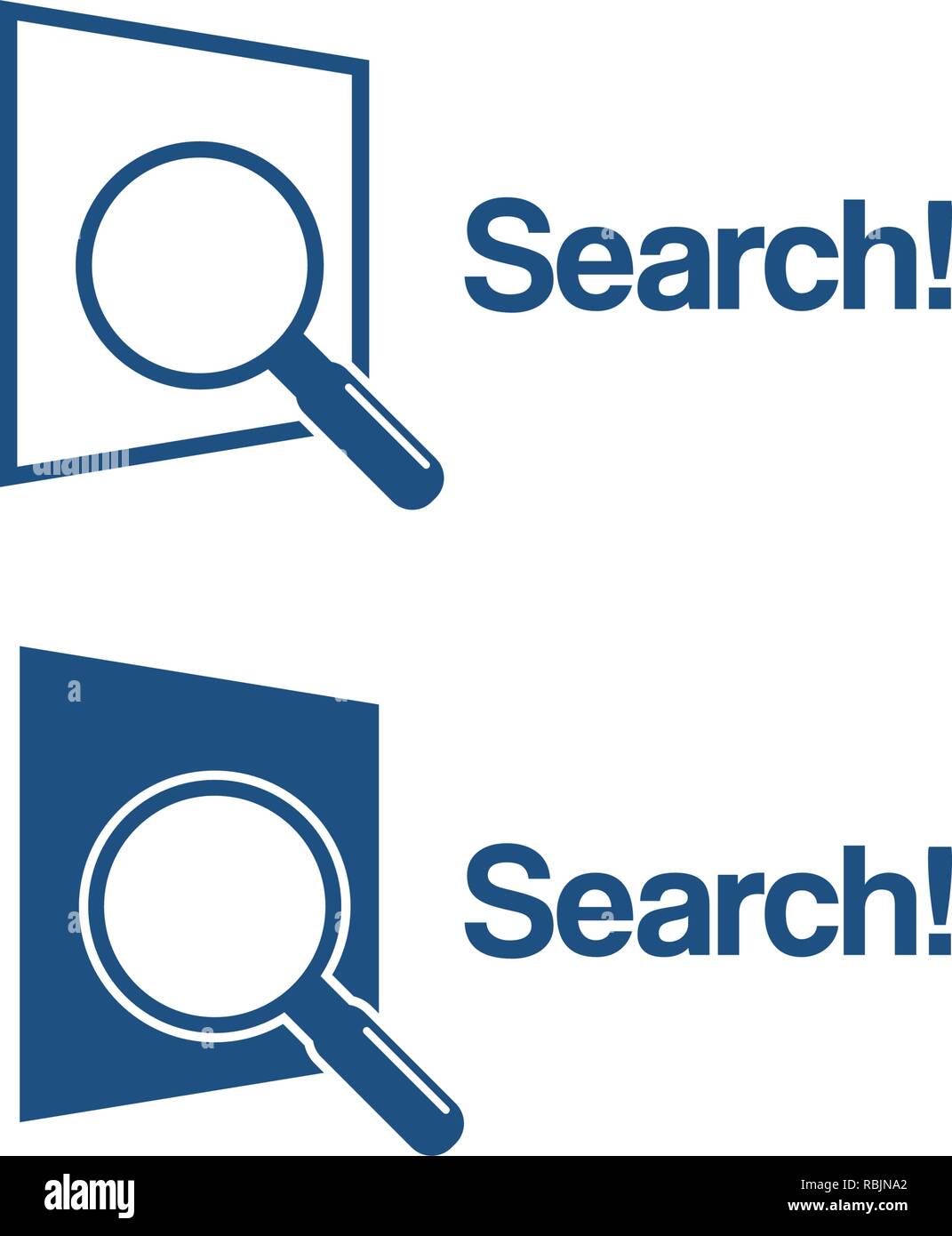 Searching glass symbol lens Stock Vector Images - Alamy