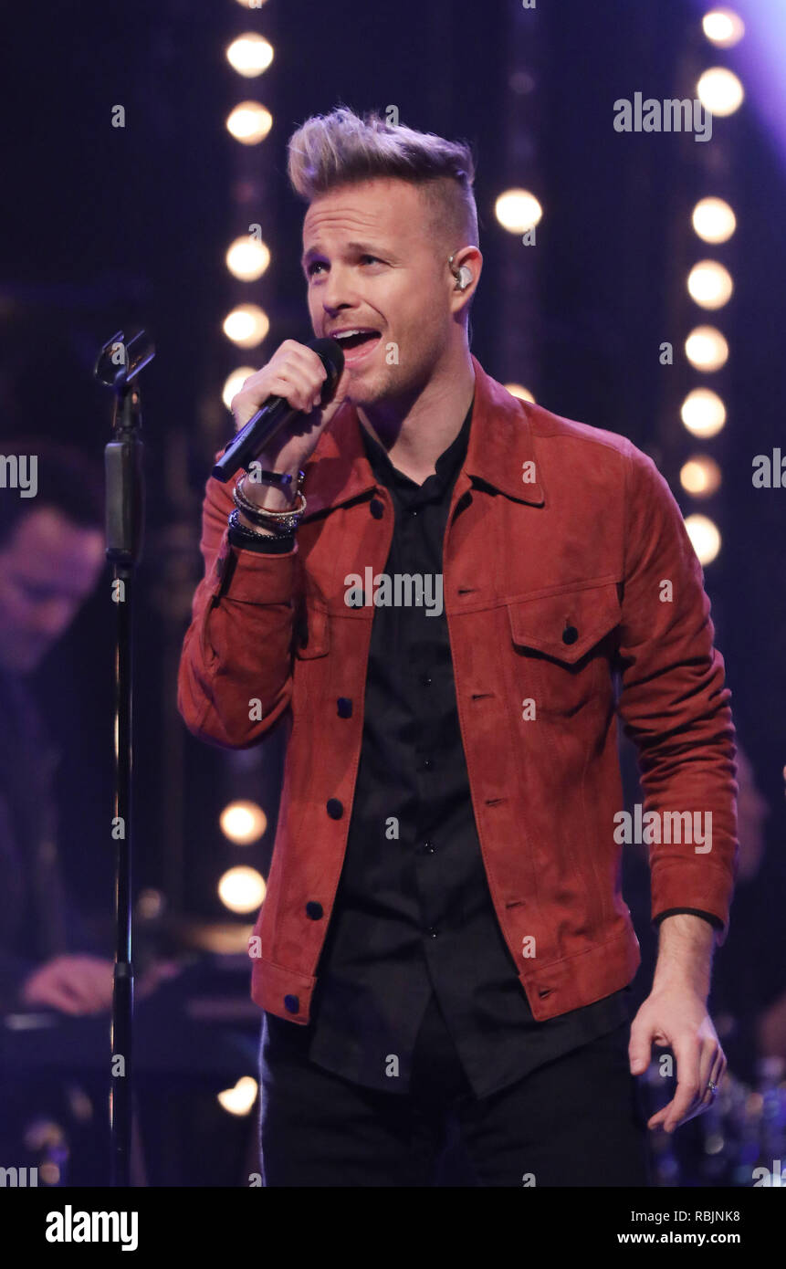Nicky Byrne of Westlife during the filming for the Graham Norton Show ...
