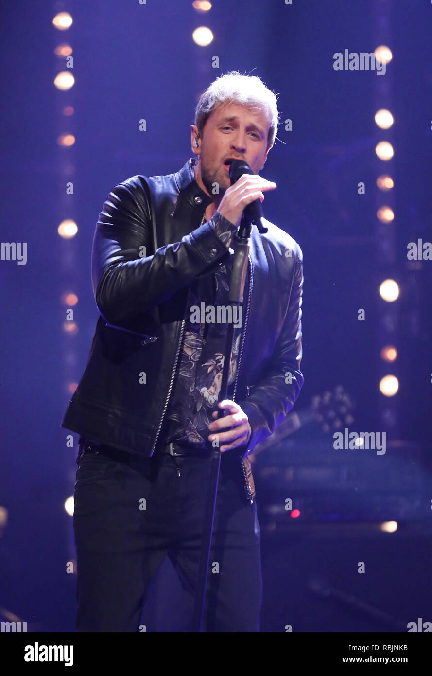 Kian Egan of Westlife during the filming for the Graham Norton Show at ...