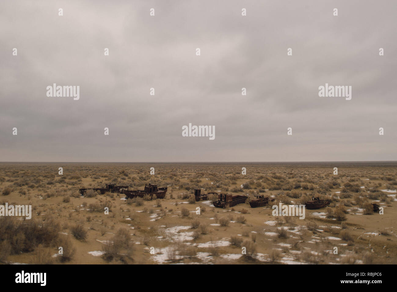 The remote town of Moynaq, Uzbekistanwas once a thriving fishing town ...