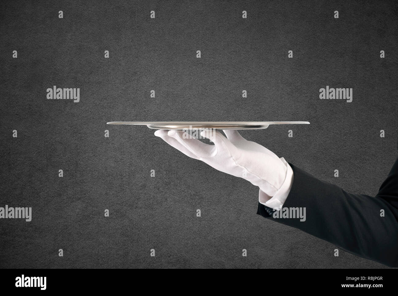 Silver service waiter hi-res stock photography and images - Alamy