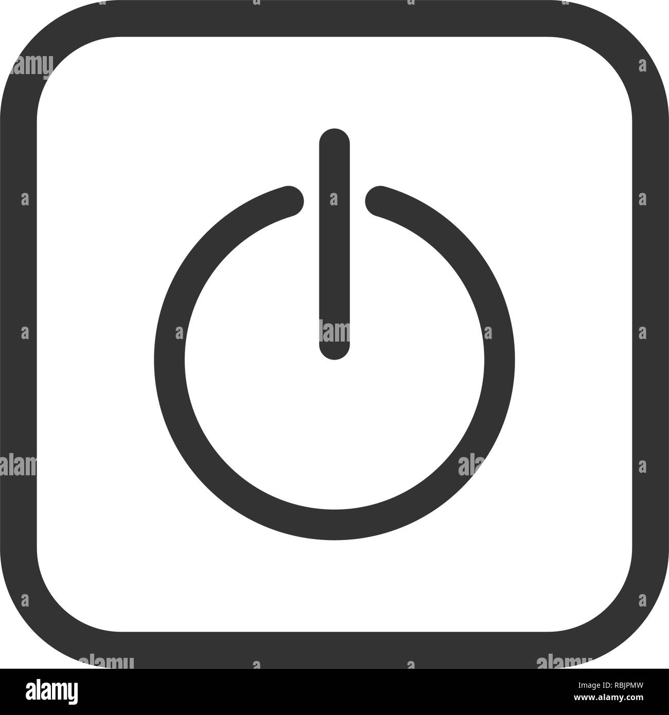 Power on off Stock Vector Images - Alamy