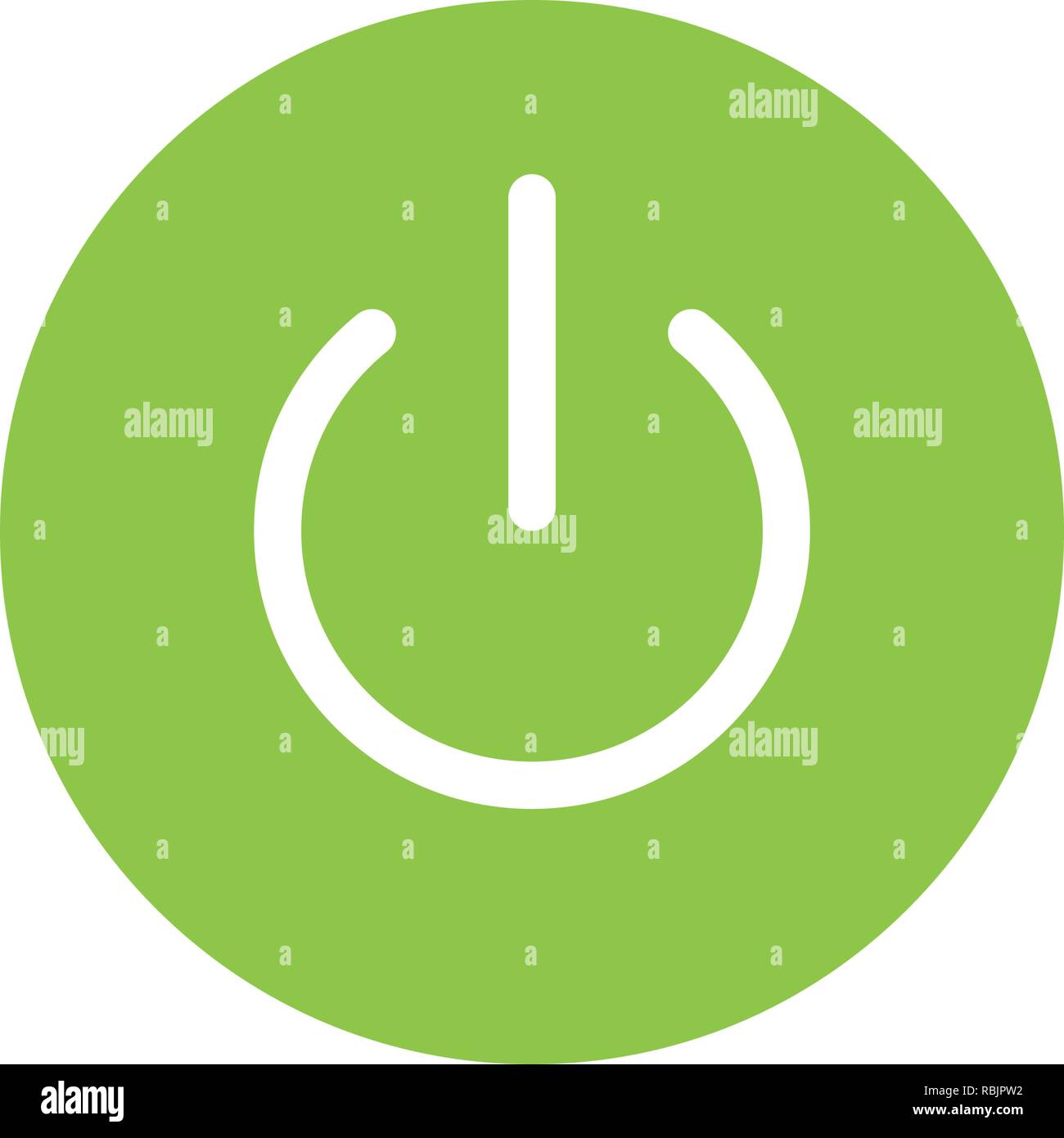 Power on off graphic icon design template isolated Stock Vector Image ...