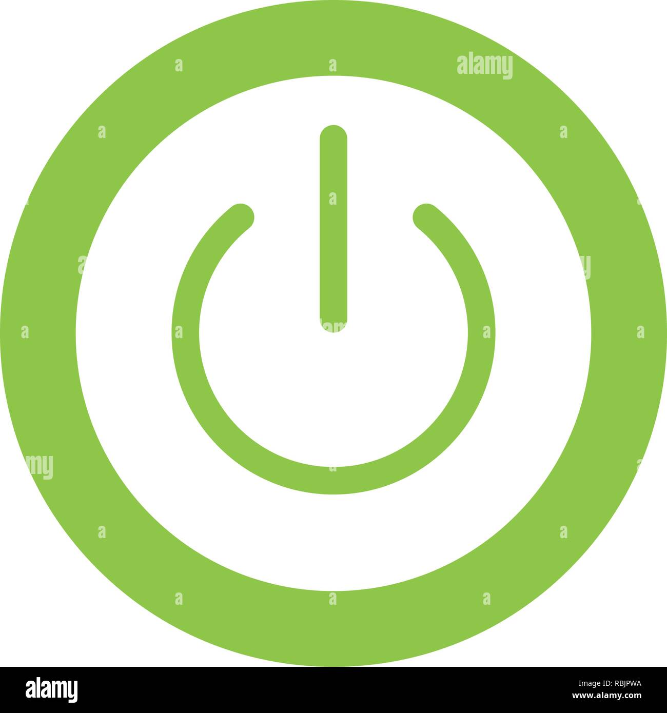 Power on off graphic icon design template isolated Stock Vector Image ...