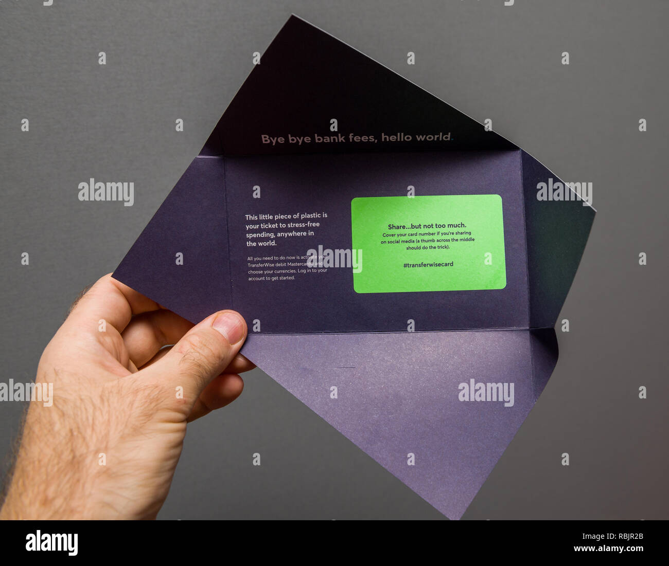 Transferwise card hi-res stock photography and images - Alamy