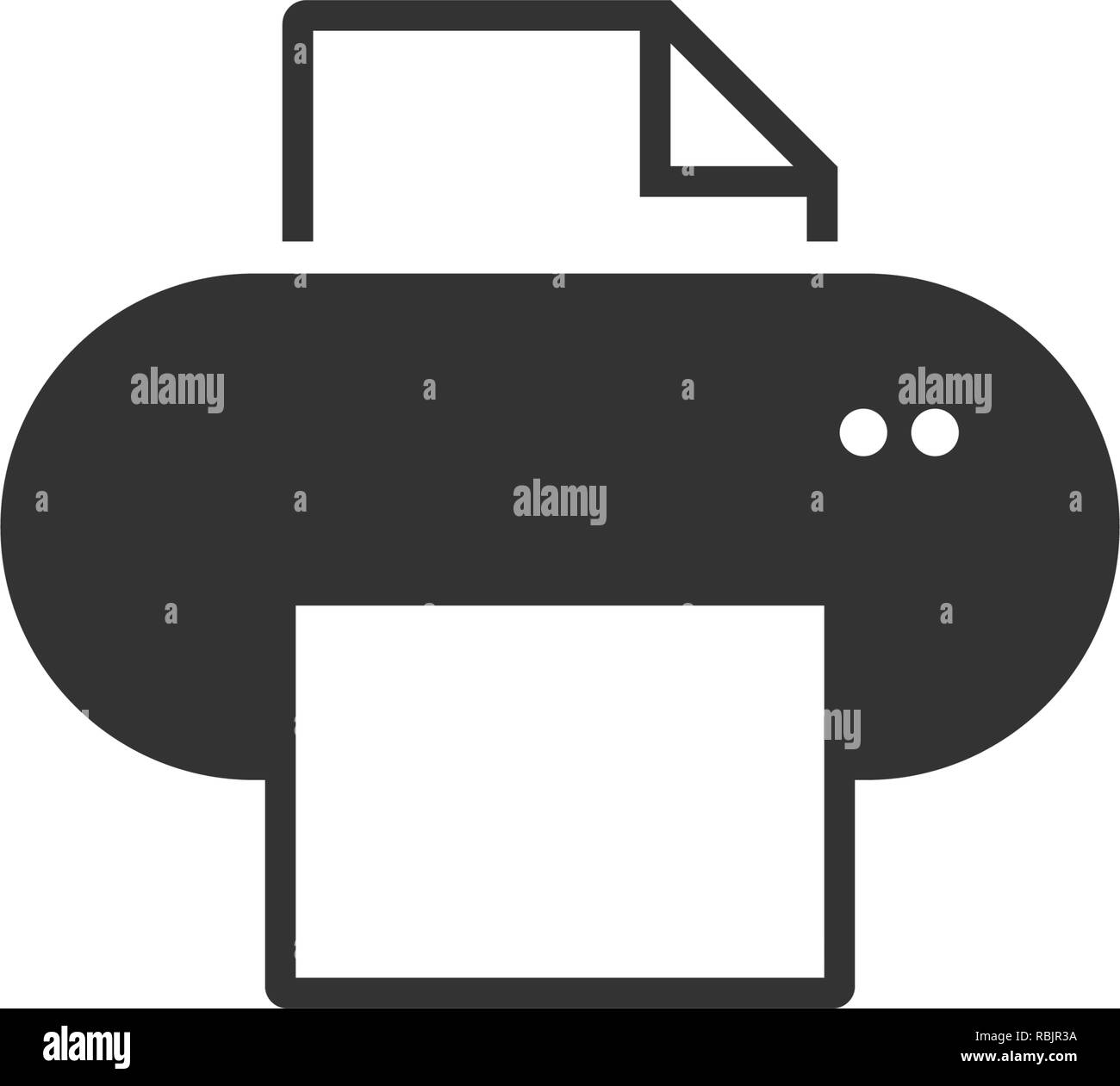 Printer device Black and White Stock Photos & Images - Alamy