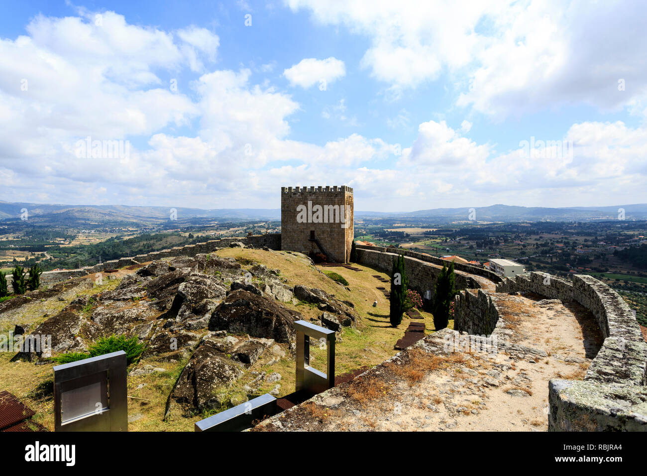 The medieval mountain castle built in the 12th and 13th centuries in ...