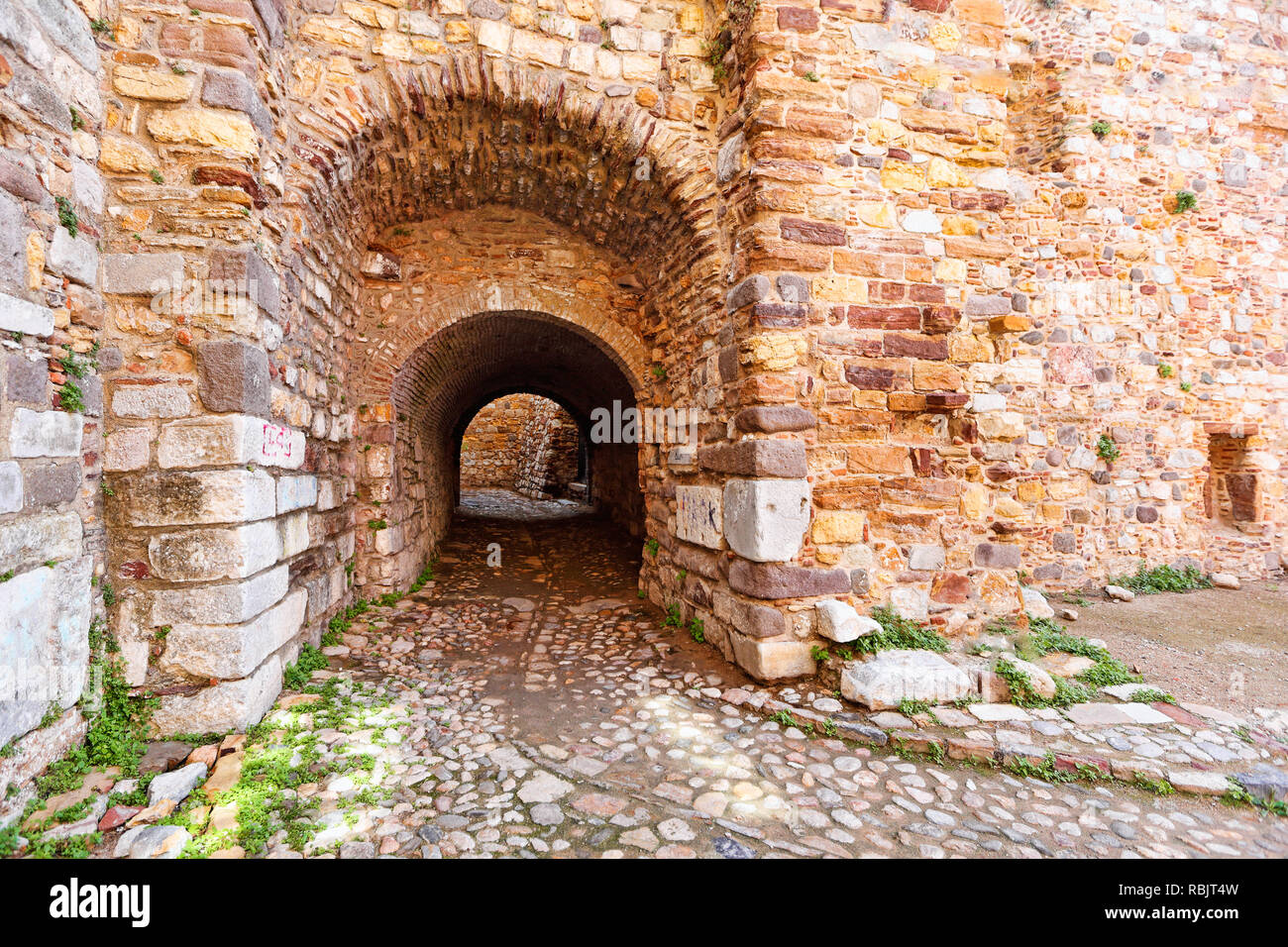 The castle in the city of Chios island, Greece Stock Photo - Alamy