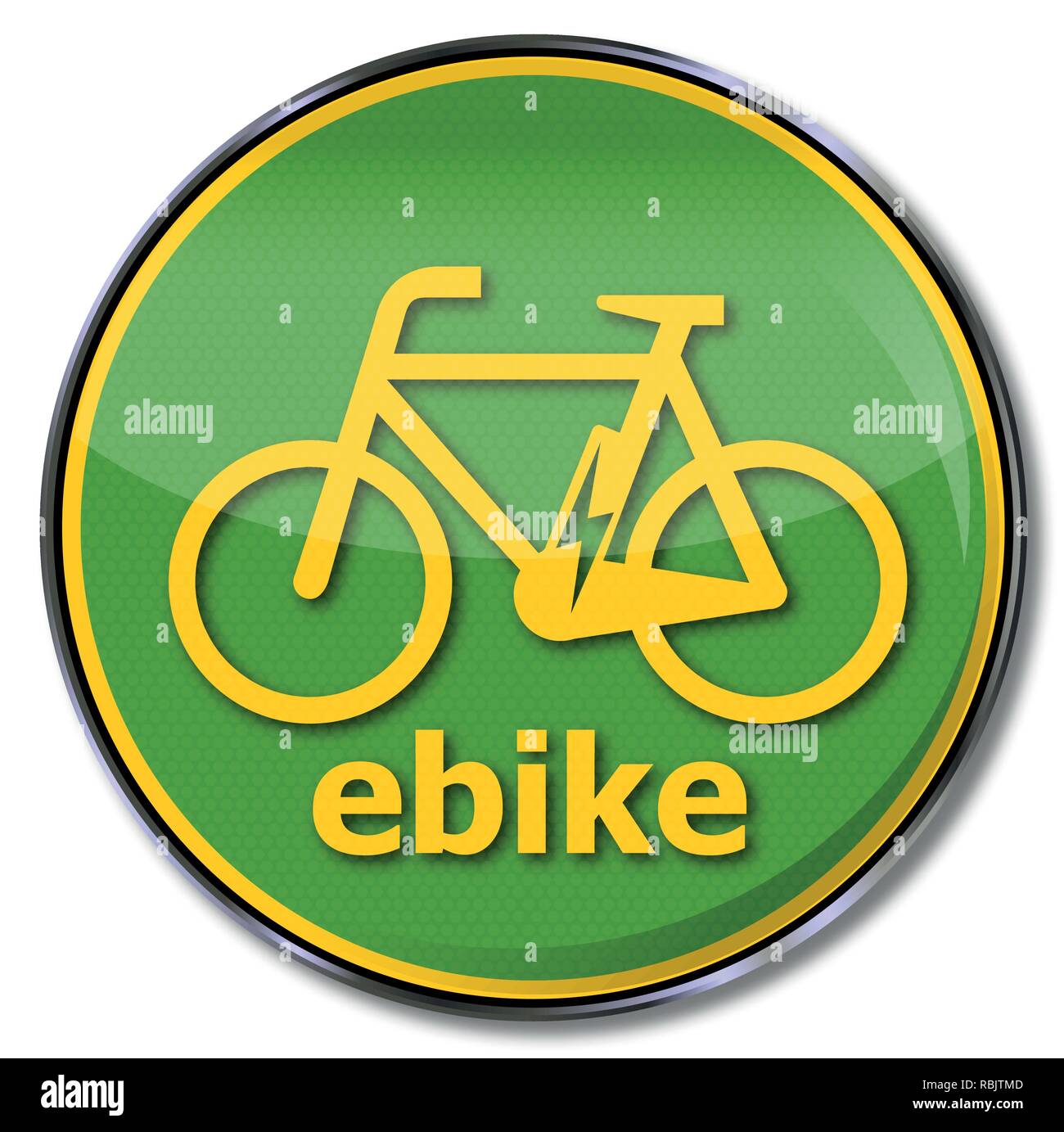 E bike motor Stock Vector Images - Alamy