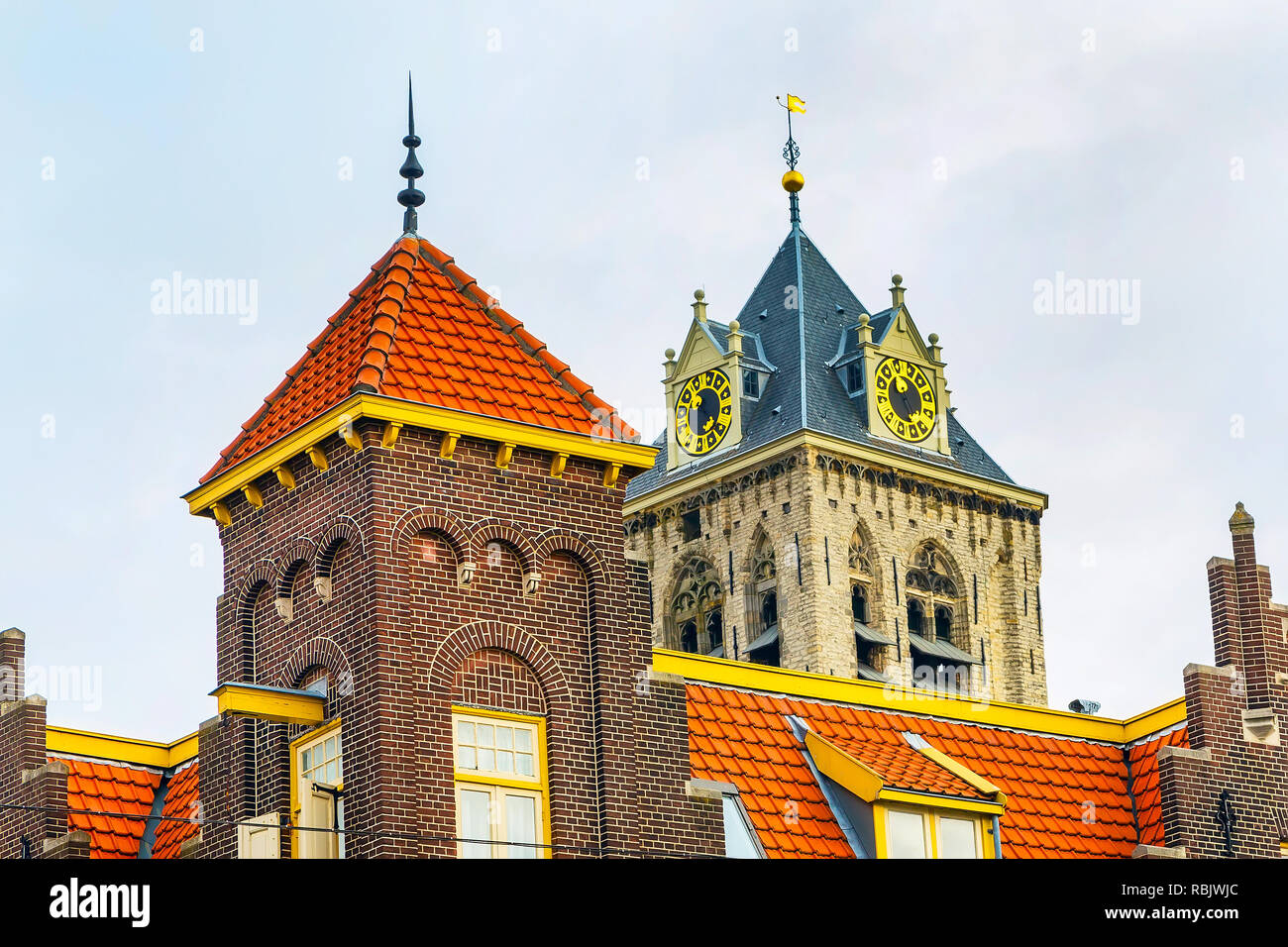 Brick clock tower hi-res stock photography and images - Alamy