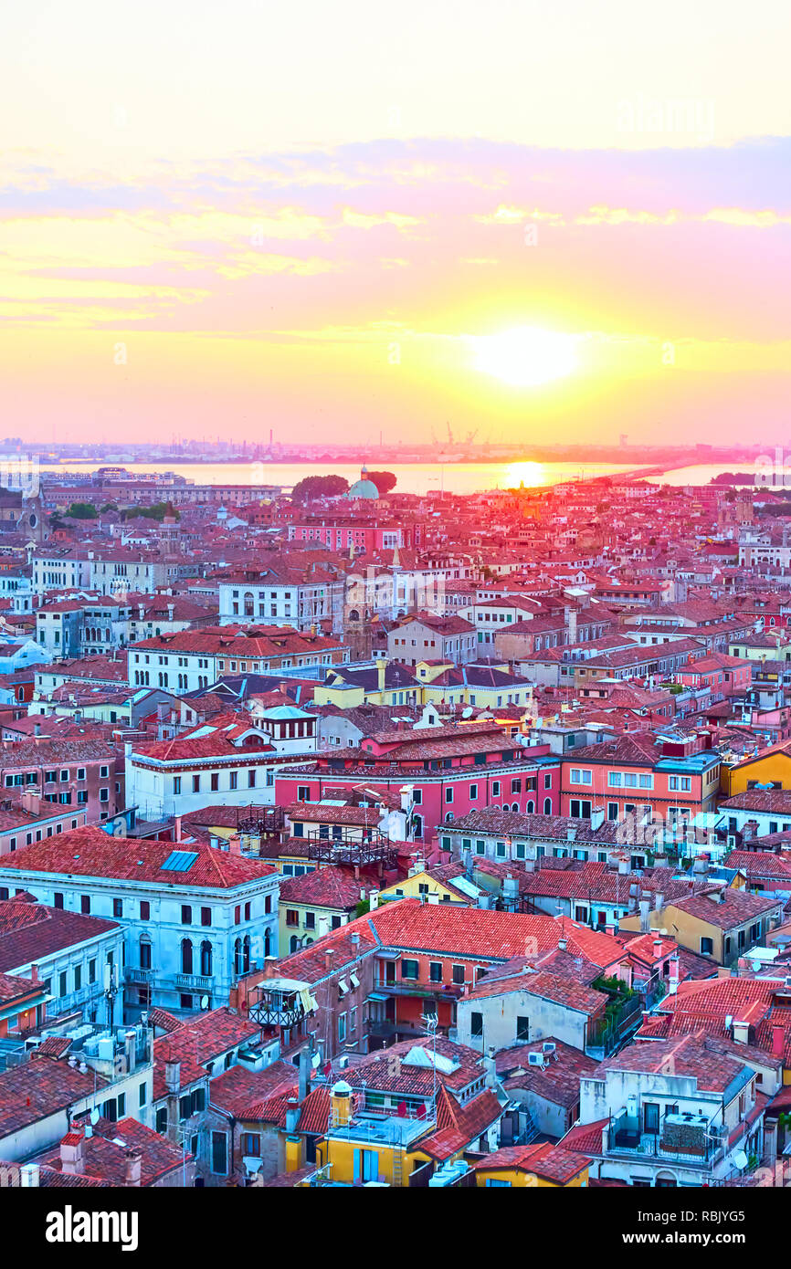 Aerial panorama venice city skyline hi-res stock photography and images ...