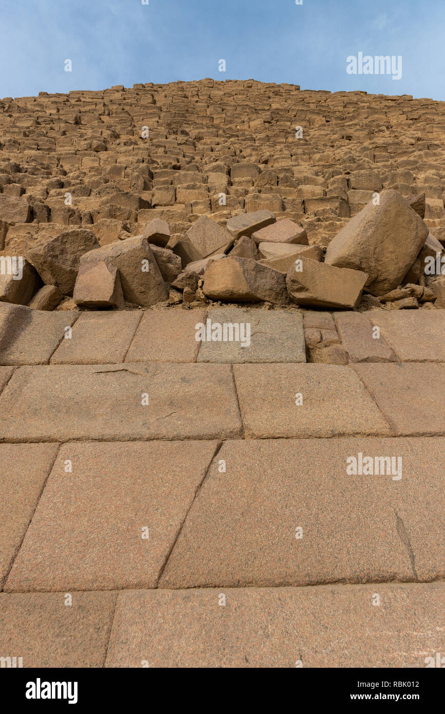 The Pyramid of Menkaure is the smallest of the three main Pyramids of ...