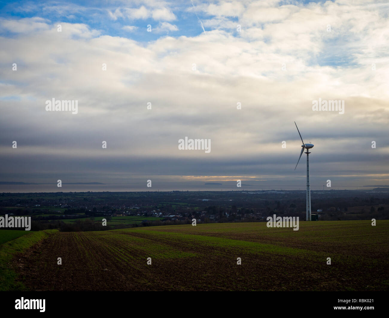 Wind energy uk wind farm propeller hi-res stock photography and images ...
