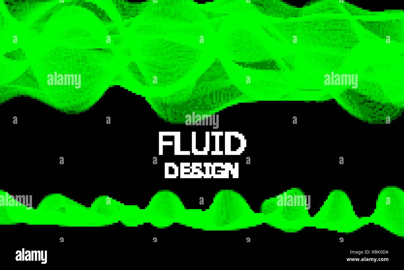 Flow shapes design. Liquid wave background. Abstract 3d flow shape ...