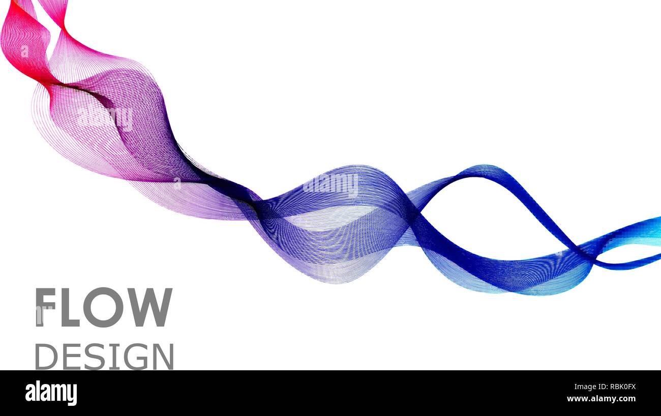 Flow shapes design. Liquid wave background. Abstract 3d flow shape ...