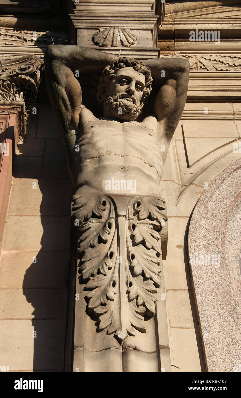 Architectural detail of Sheffield United Gas Light Company Office ...