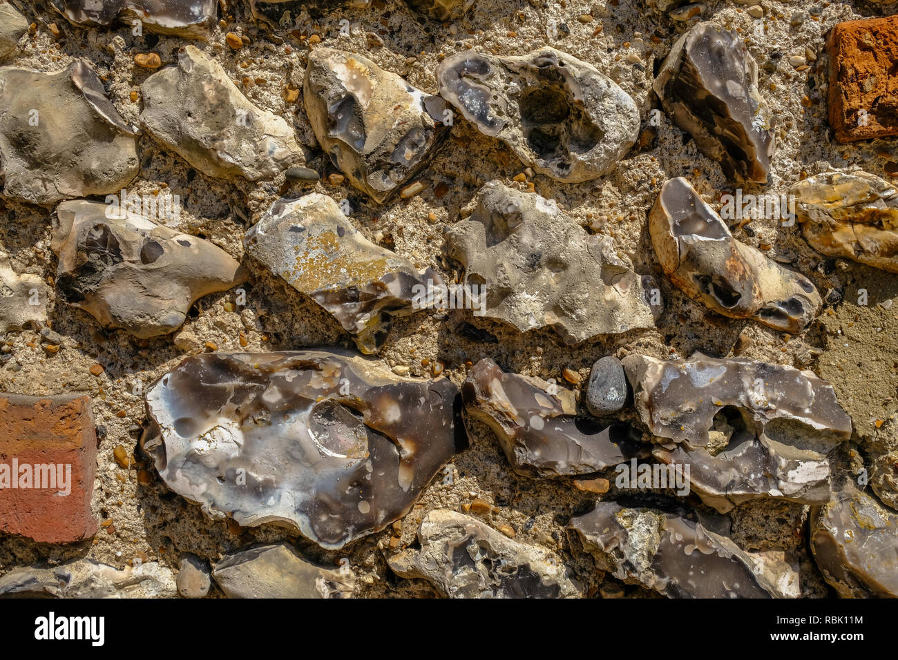 Traditional flint stone wall texture hi-res stock photography and ...