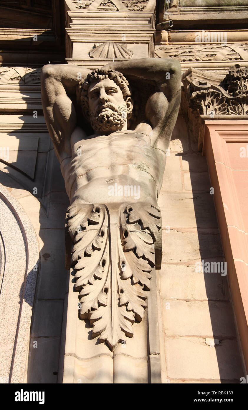 Architectural detail of Sheffield United Gas Light Company Office ...