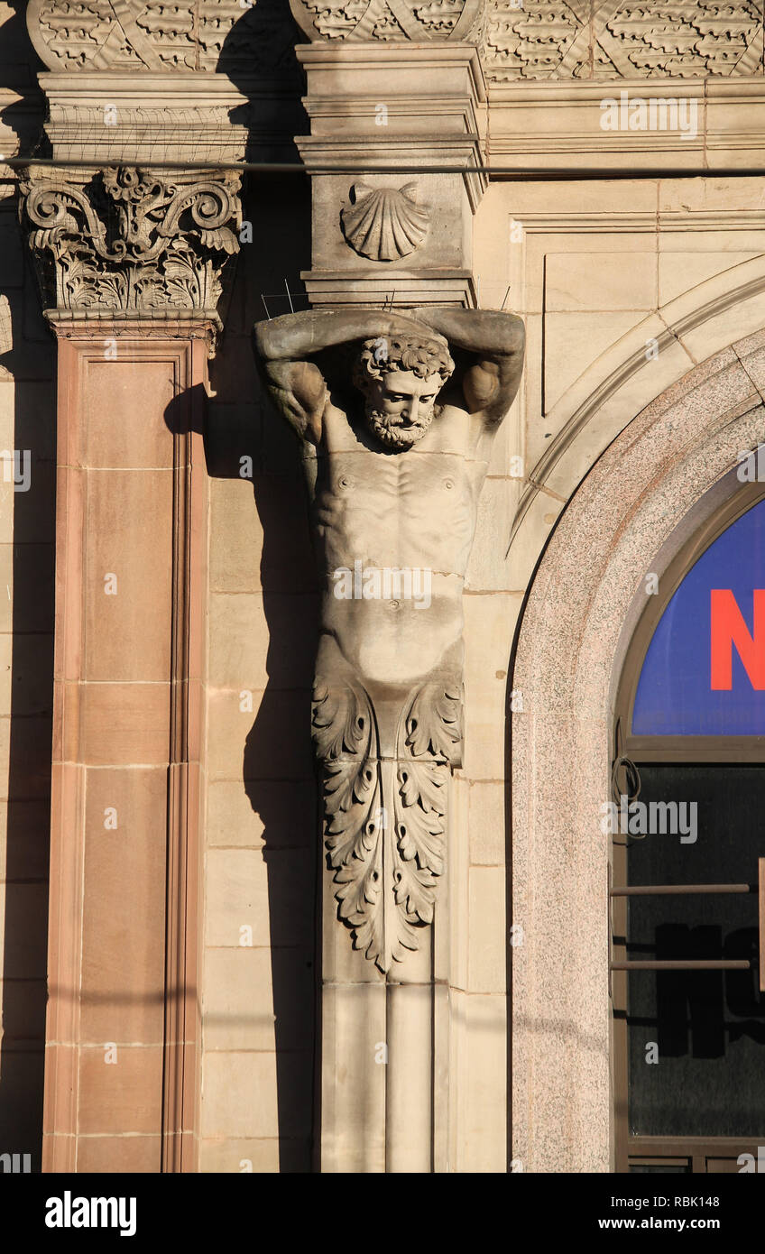 Architectural detail of Sheffield United Gas Light Company Office ...