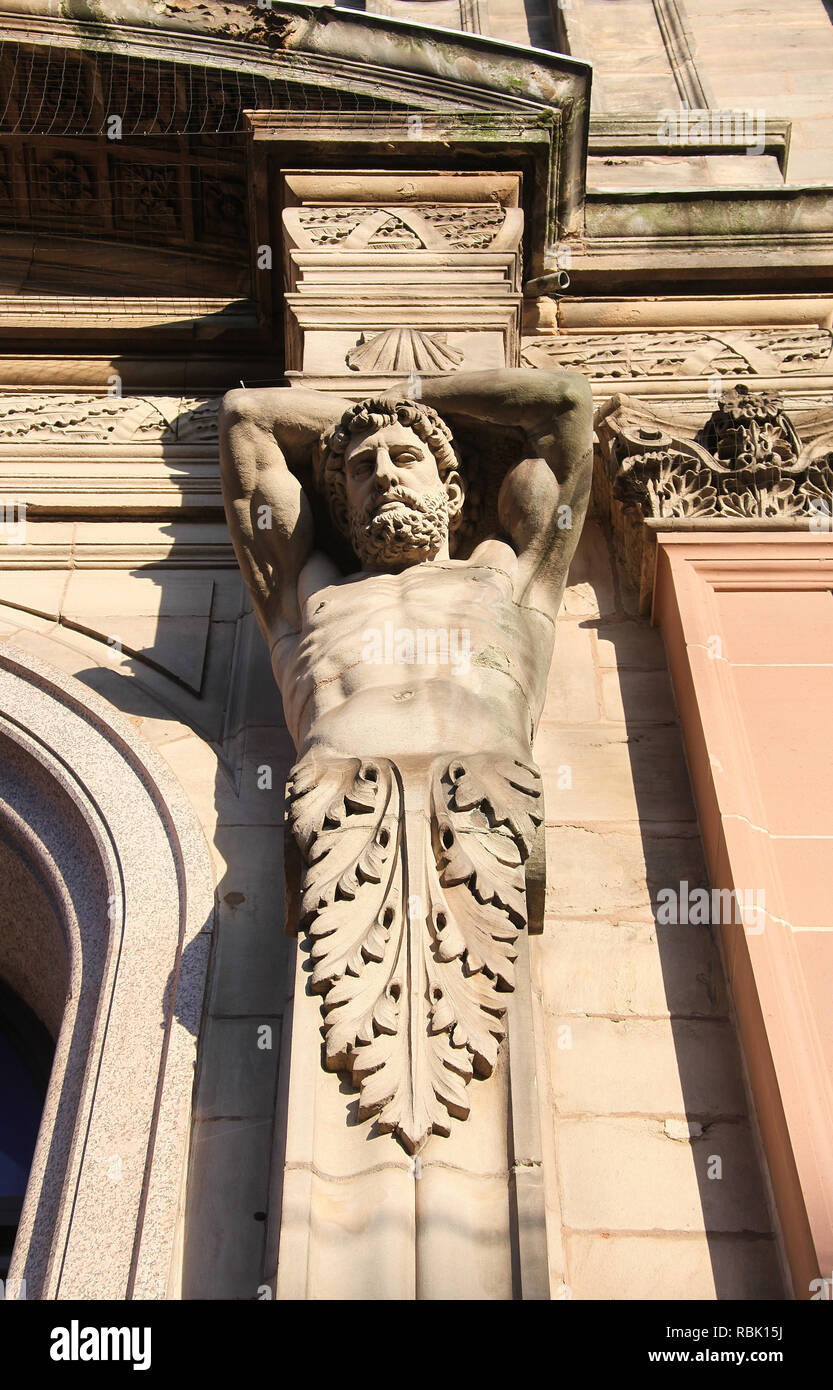 Architectural detail of Sheffield United Gas Light Company Office ...