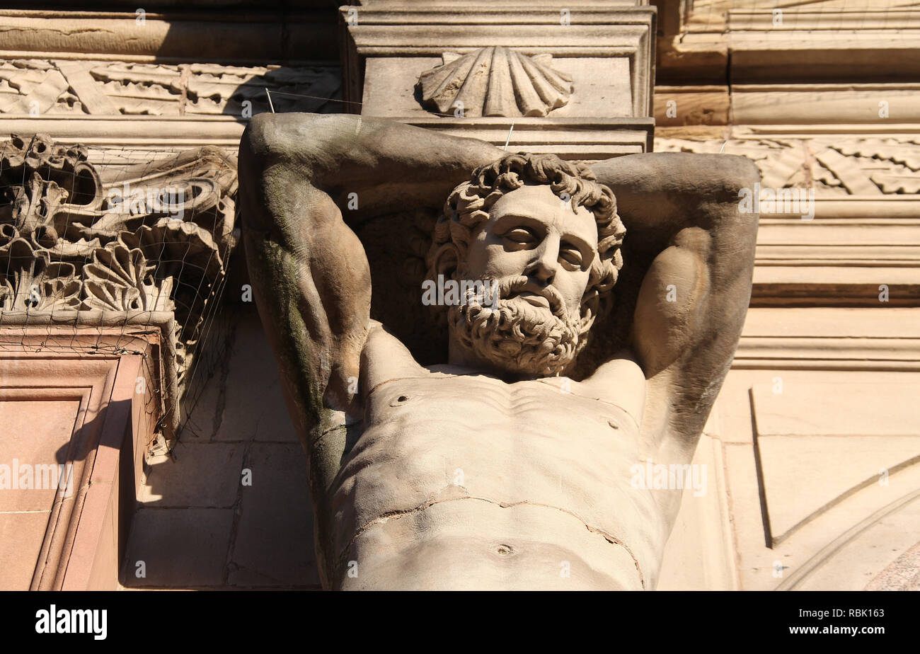 Architectural detail of Sheffield United Gas Light Company Office ...