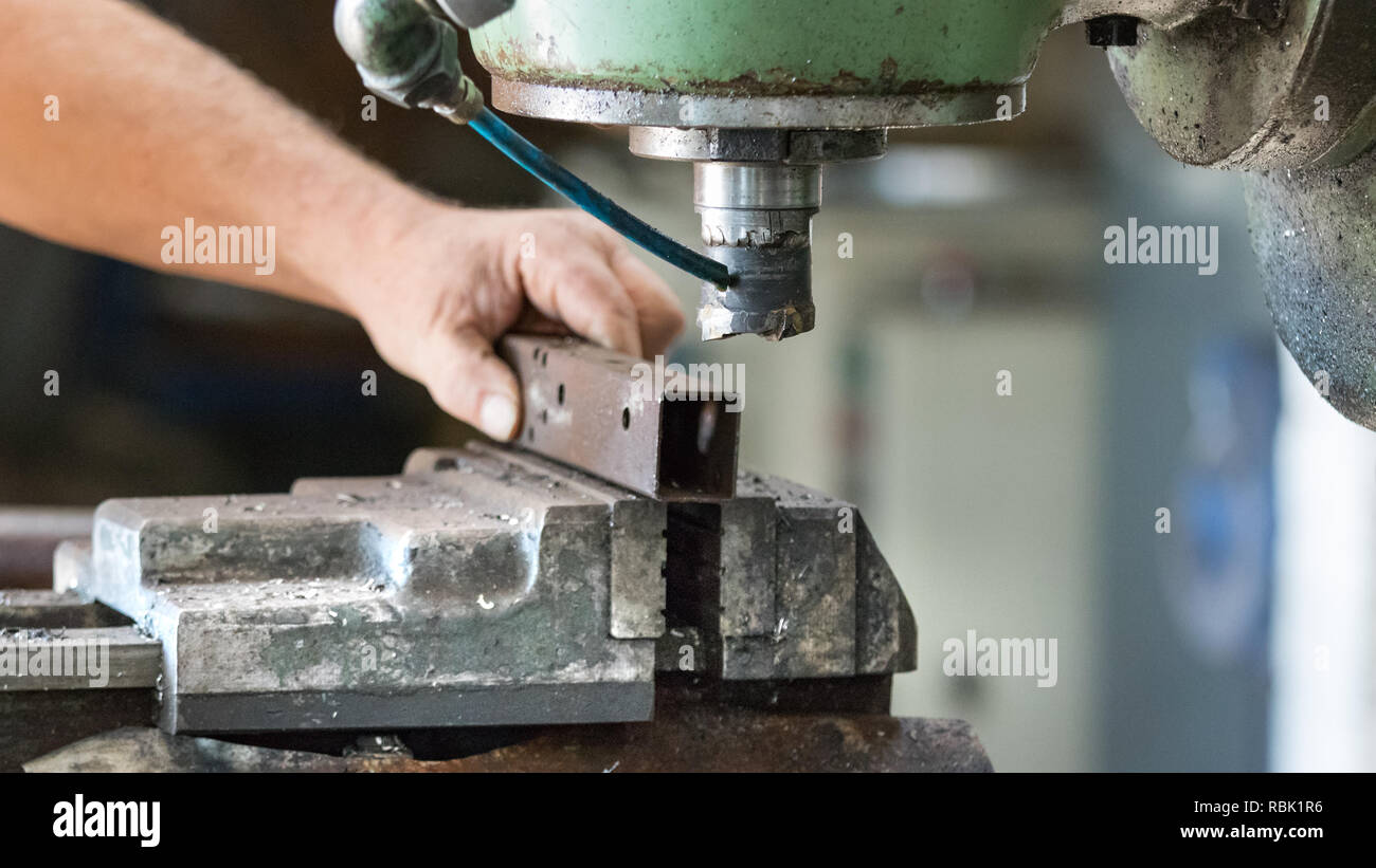 Milling machine operator hi-res stock photography and images - Alamy
