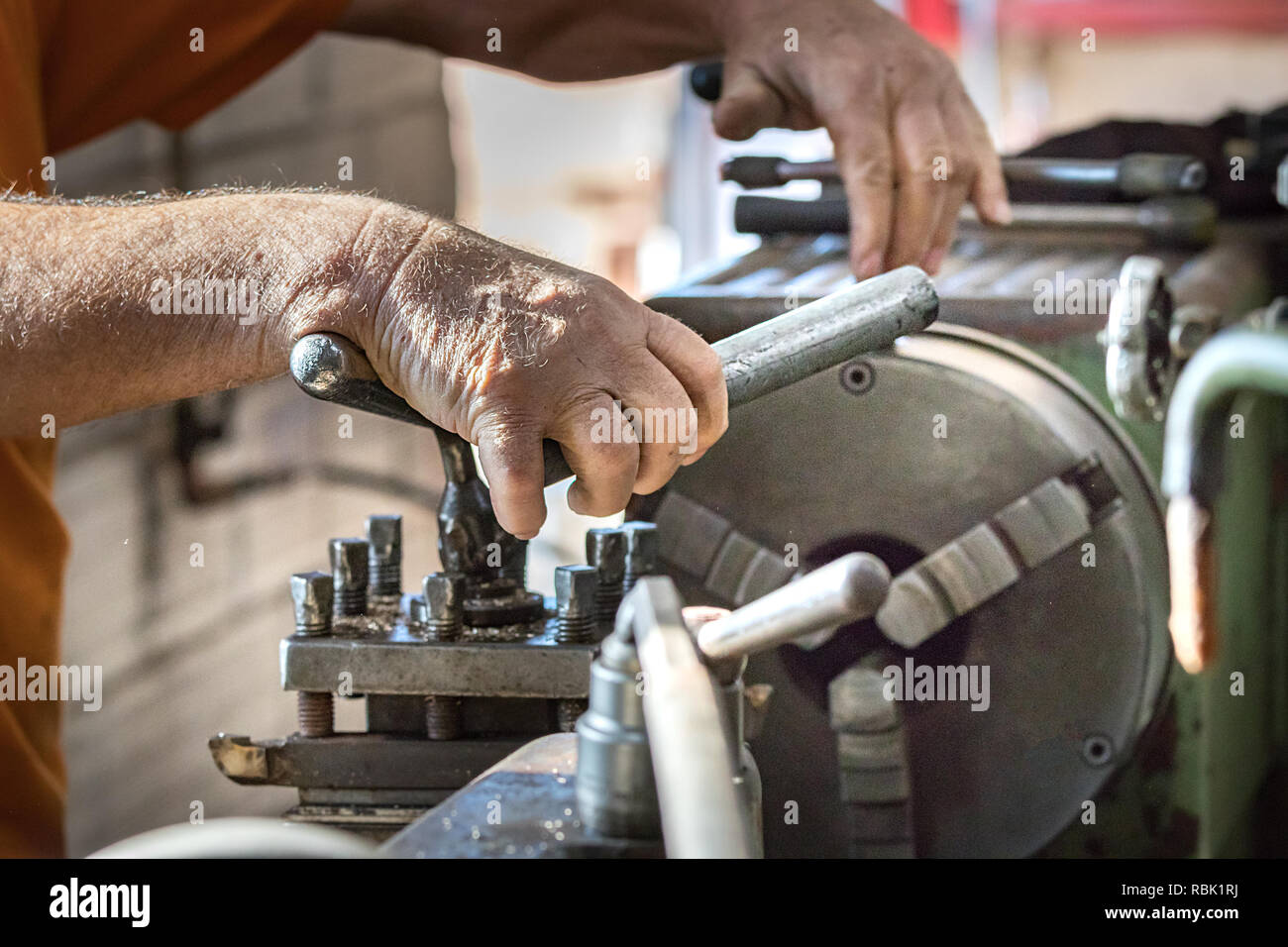 Hand lathe machine hi-res stock photography and images - Alamy