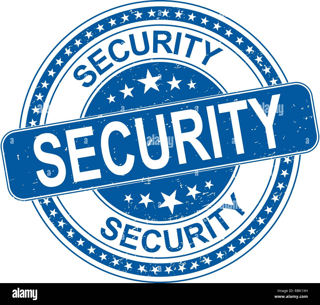 round blue rubber stamp on white background Stock Vector Image & Art ...